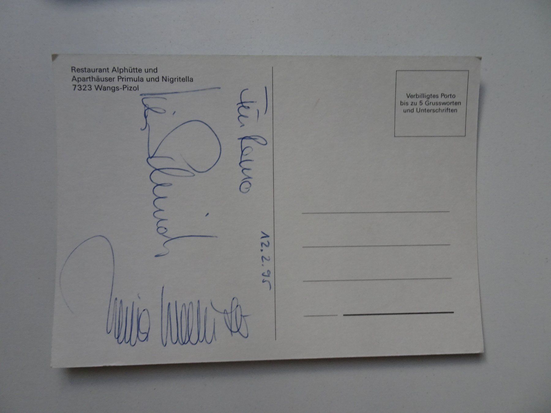 Autogramme Vreni Schneider und Maria Walliser auf Postkarte (Neu (gemäss Beschreibung)) in ...