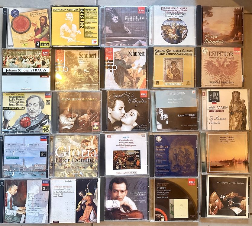 Lot de 80 CDs musique classique variés 🎶 (D'occasion) à Trelex pour CHF ...