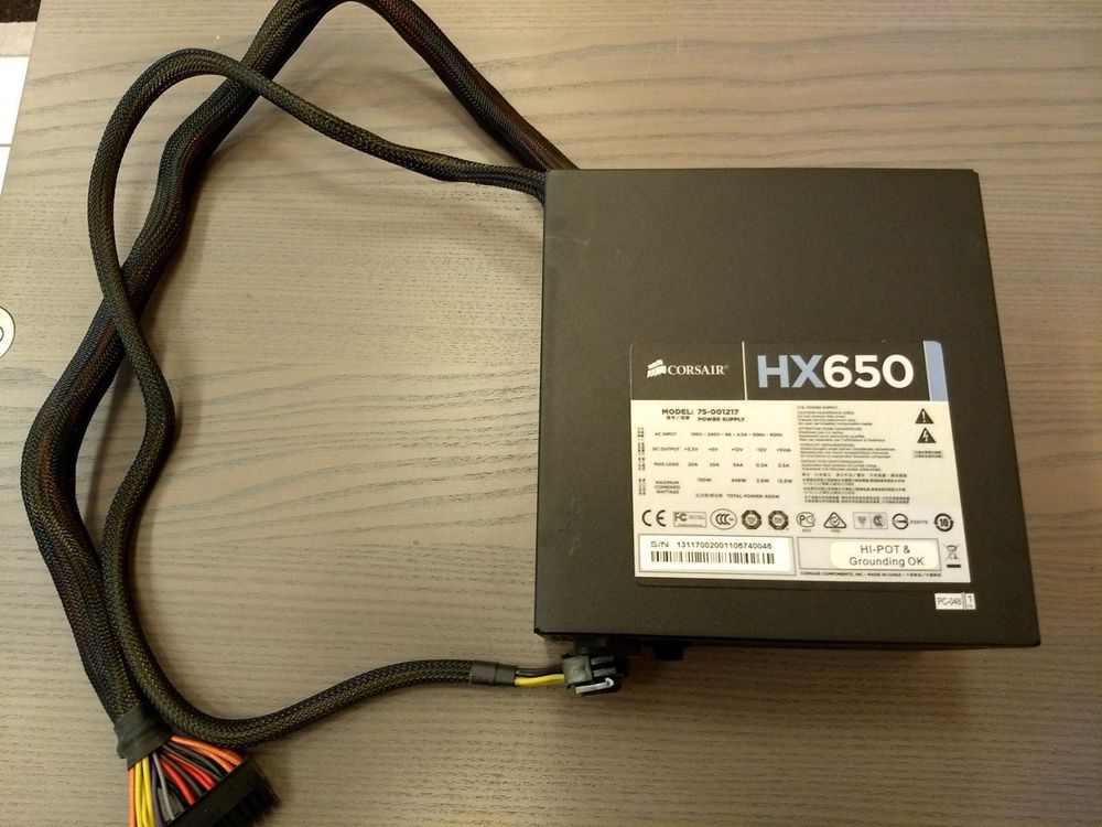 Corsair HX650 650W 80+ Gold (Gebraucht) in Collombey für CHF 50 – mit ...