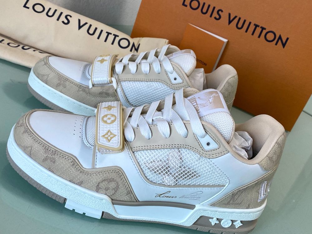 LOUIS VUITTON Lv Trainer Virgil Abloh Low Sneakers 39.5 NEU | Kaufen ...