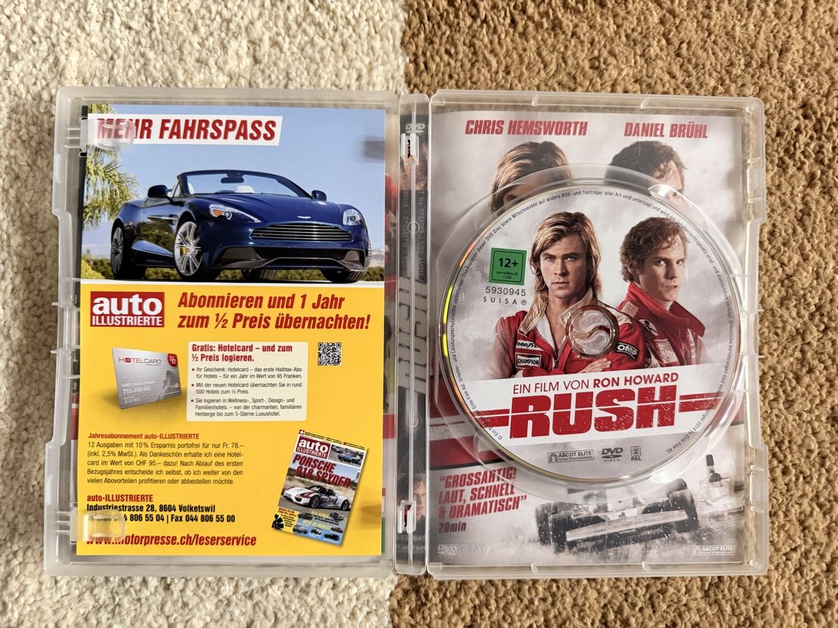 DVD Rush - Chris Hemsworth/Daniel Brühl, Top Zustand (Gebraucht) in ...