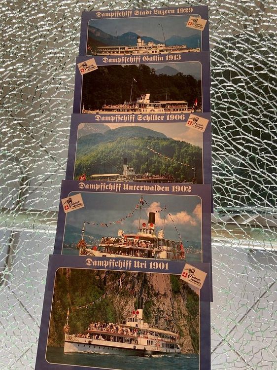 Schiffe Vierwaldstättersee 14 Stk. Karten (Neu (gemäss Beschreibung)) in Stüsslingen für CHF 14 ...