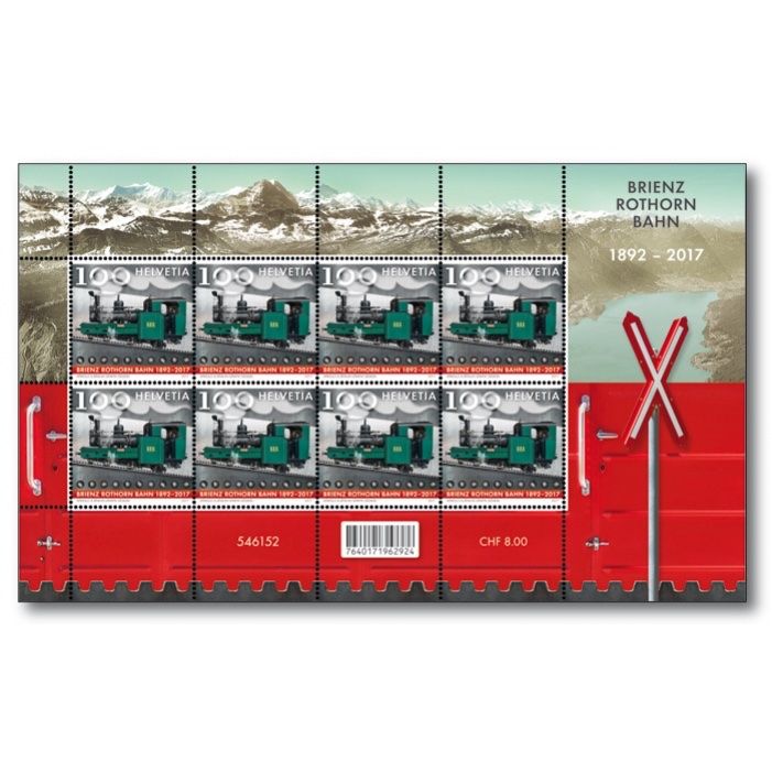 💥Kleinbogen «125 Jahre Brienz Rothorn Bahn» - postfrisch (Neu (gemäss Beschreibung)) in Galgenen ...