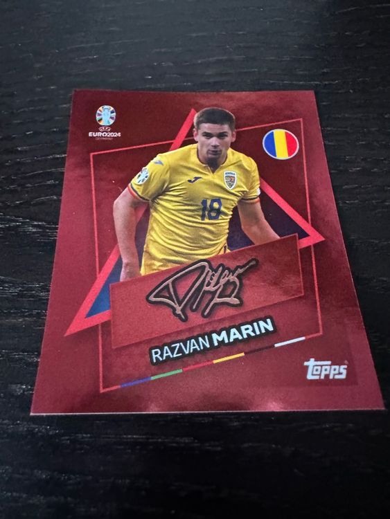 Topps Euro 2024 Marin ROM SP signiert (Neu (gemäss Beschreibung)) in ...