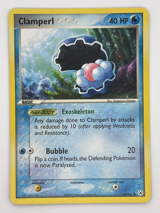 Clamperl 58/101 Pokémon EX Hidden Legends ab 1 | Kaufen auf Ricardo