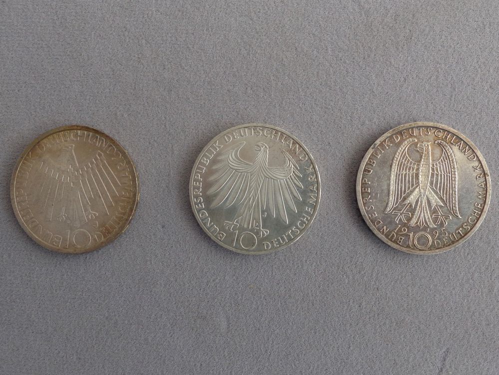 Drei x 10 Deutsche Mark Silber (Gebraucht) in Bern für CHF 21 – mit ...