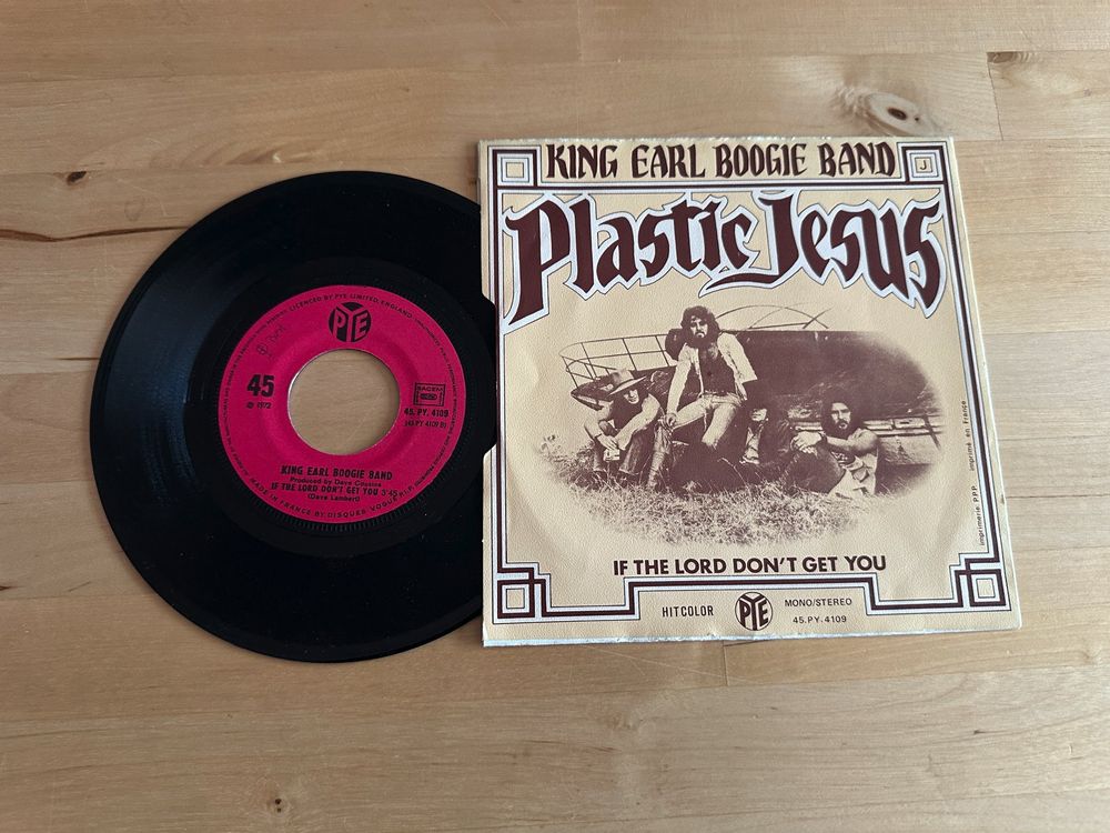 KING EARL BOOGIE BAND rare Plastic Jesus Single Kult 70's (Gebraucht ...