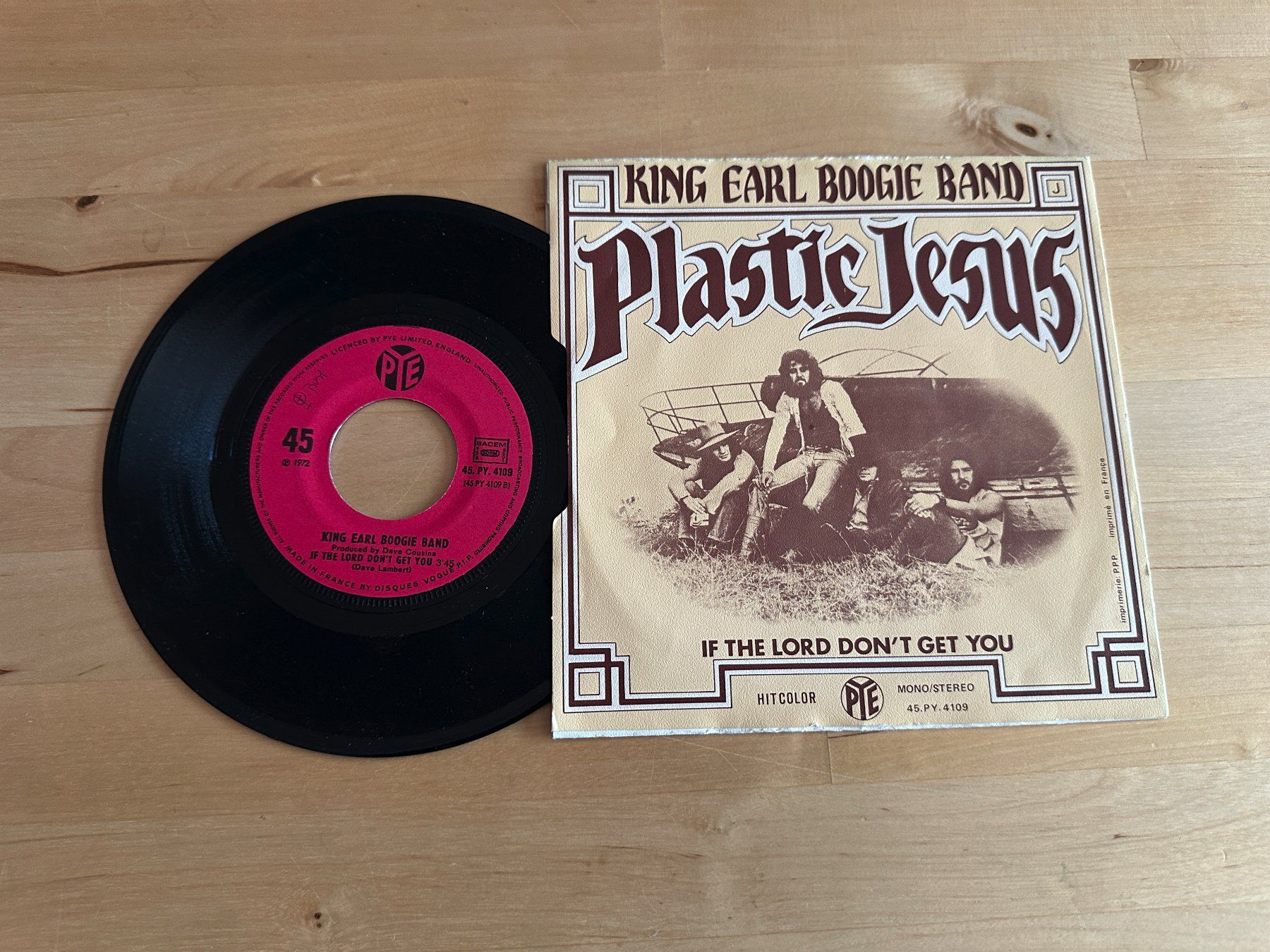 KING EARL BOOGIE BAND rare Plastic Jesus Single Kult 70's (Gebraucht ...