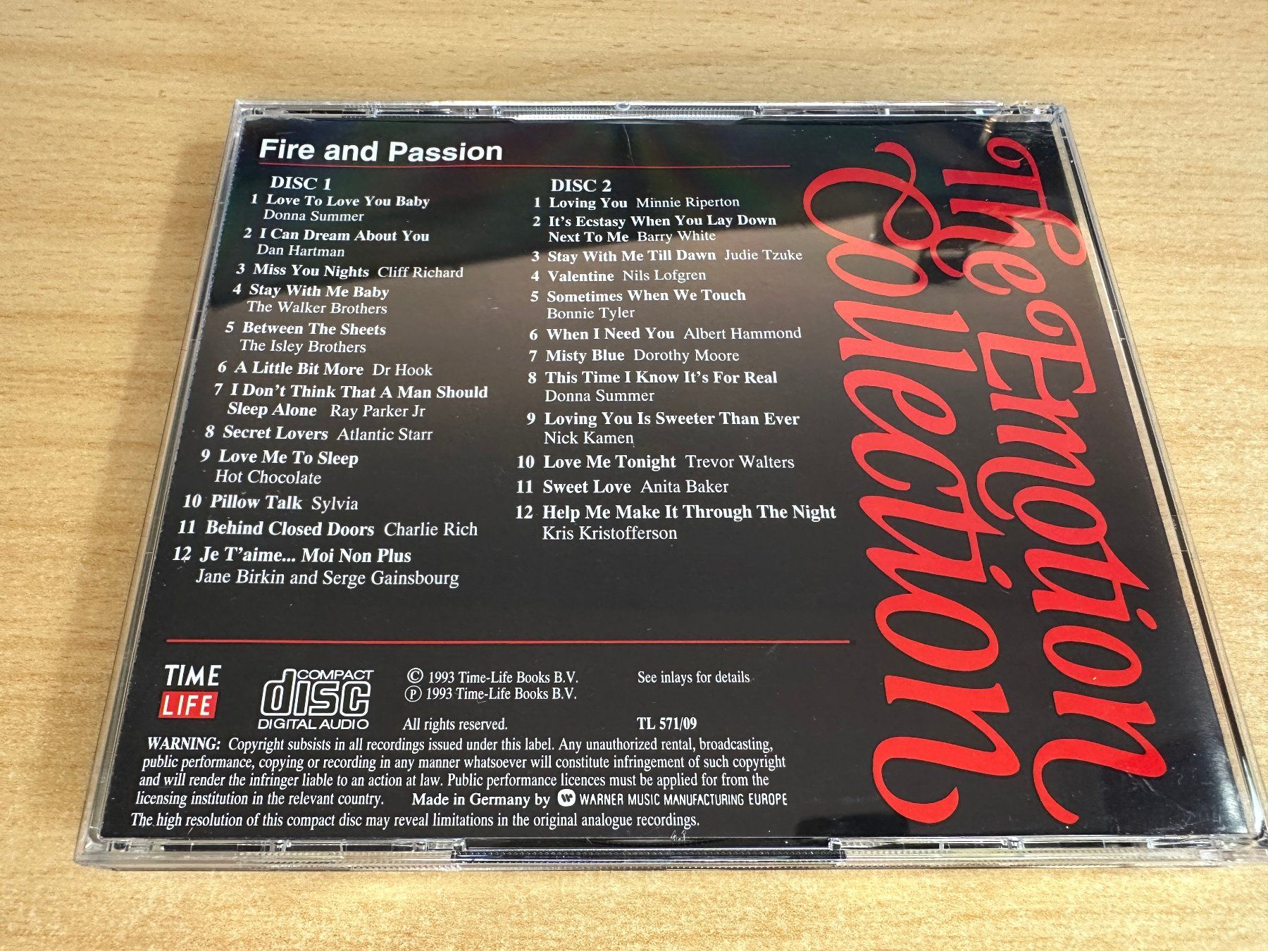 P4 Various – The Emotion Collection - Fire And Passion -2 CD (Gebraucht ...