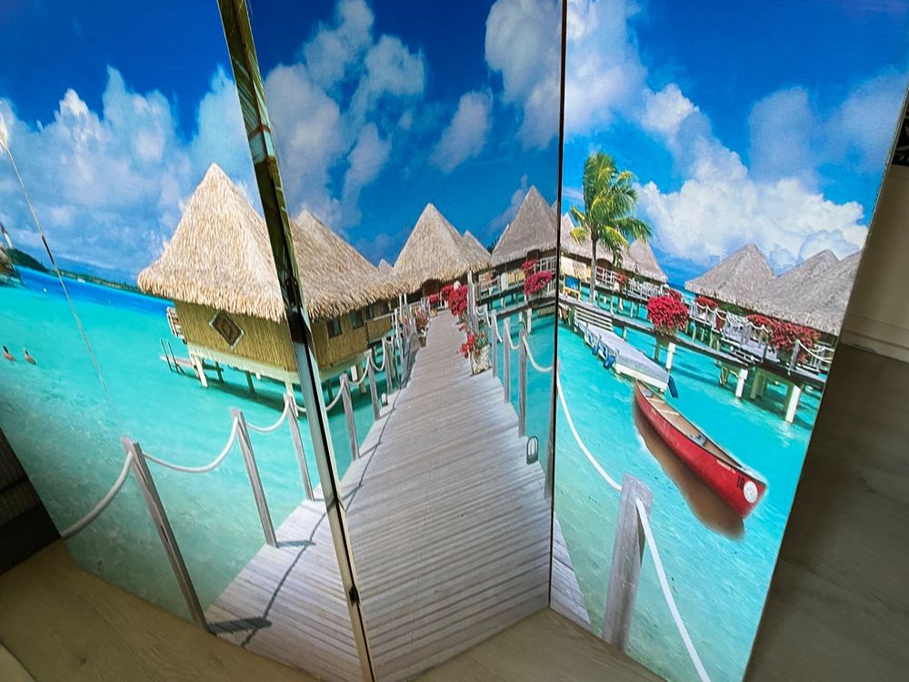 Paravent mit Südsee Feeling Abholung in 9514 Wuppenau (Gebraucht) in Zuzwil SG für CHF 28 – nur ...