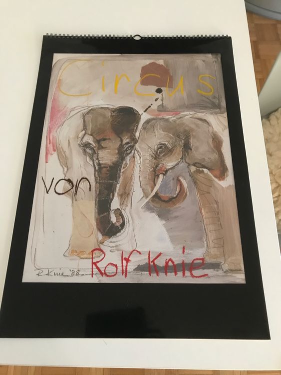 KALENDER von ROLF KNIE mit Originaler Unterschrift (Gebraucht) in Obfelden für CHF 6 – mit ...