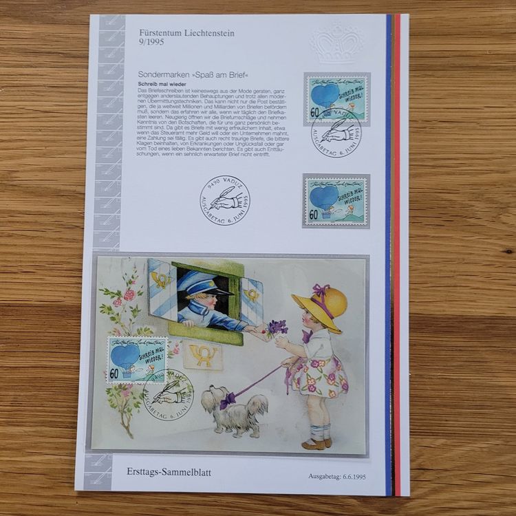 Documente Fürstentum Liechtenstein Vaduz 1995 (Gebraucht) in Biel/Bienne für CHF 1 – mit ...