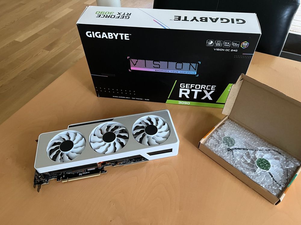 Gigabyte Geforce RTX 3090 Vision OC (24G VRAM) (Gebraucht) in Meggen ...