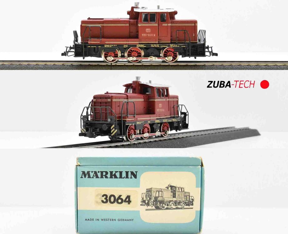 Märklin 3064 Diesellok V 60 DB H0 WS Analog mit OVP (Gebraucht) in St ...