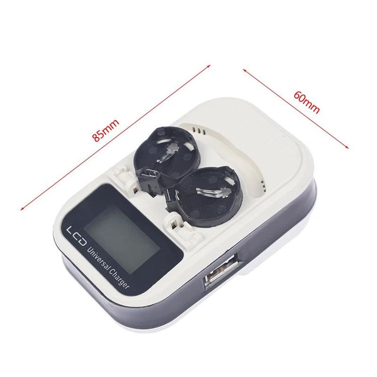 Chargeur de piles bouton + 4 x piles LIR2032 | Kaufen auf Ricardo