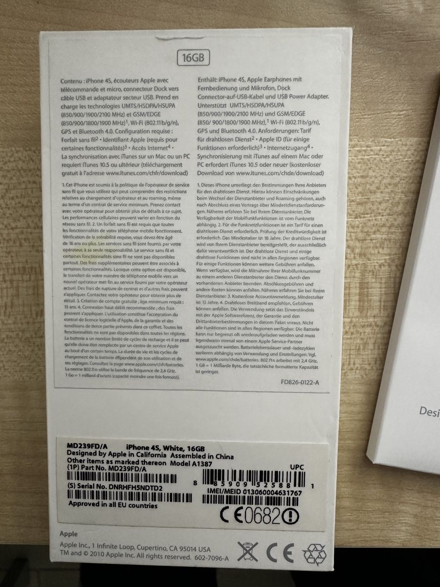 Apple iPhone 4S, 16GB, Weiss (Gebraucht) in Regensdorf für CHF 20 – mit ...