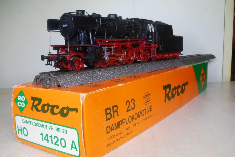 Roco 14120 A DB BR 23 Schlepptender- Dampflok AC analog OVP | Kaufen ...