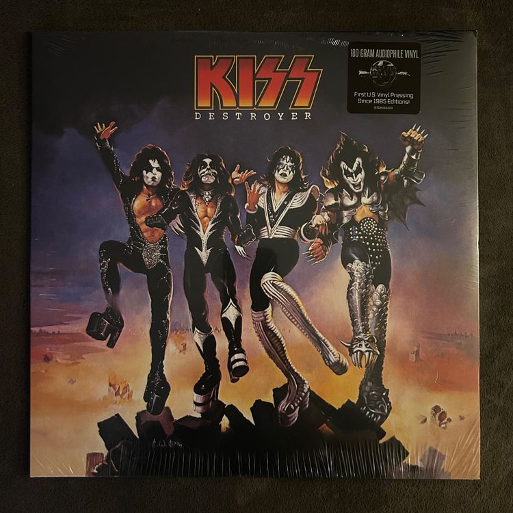 KISS „Destroyer“ LP 180g Vinyl 2014 US-Pressing SEALED (Neu und ...