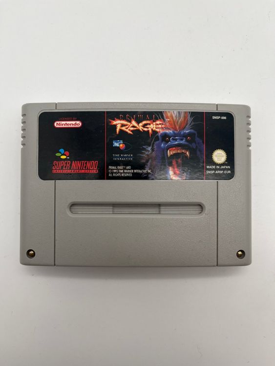 Primal Rage SNES Nintendo Pal Retro (Gebraucht) in St. Gallen für CHF ...