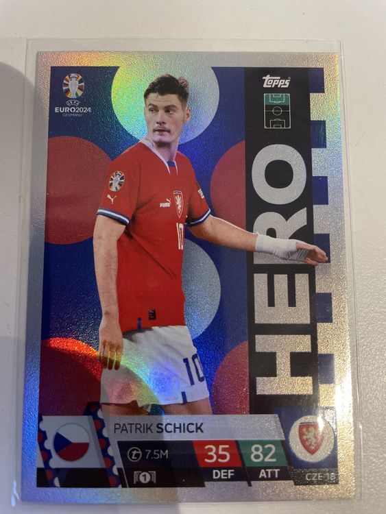 Match Attax EURO2024 Schick Patrik HERO Tschechien (Neu (gemäss ...