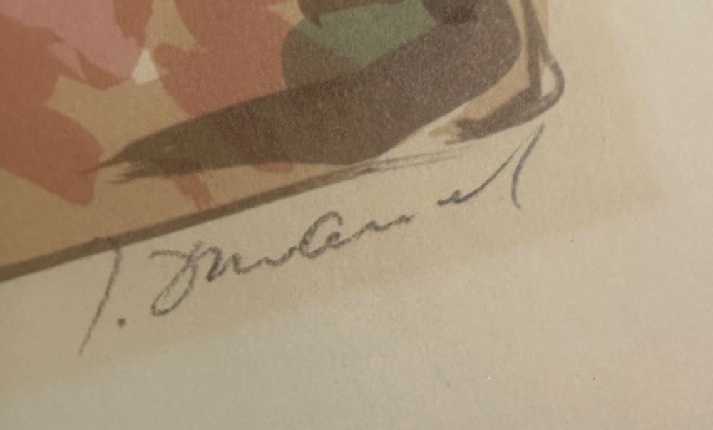 Joseph Edward Duvanel LITHOGRAPHIE SIGNIERT NUMMERIERT (Gebraucht) in Gersau für CHF 38 – mit ...