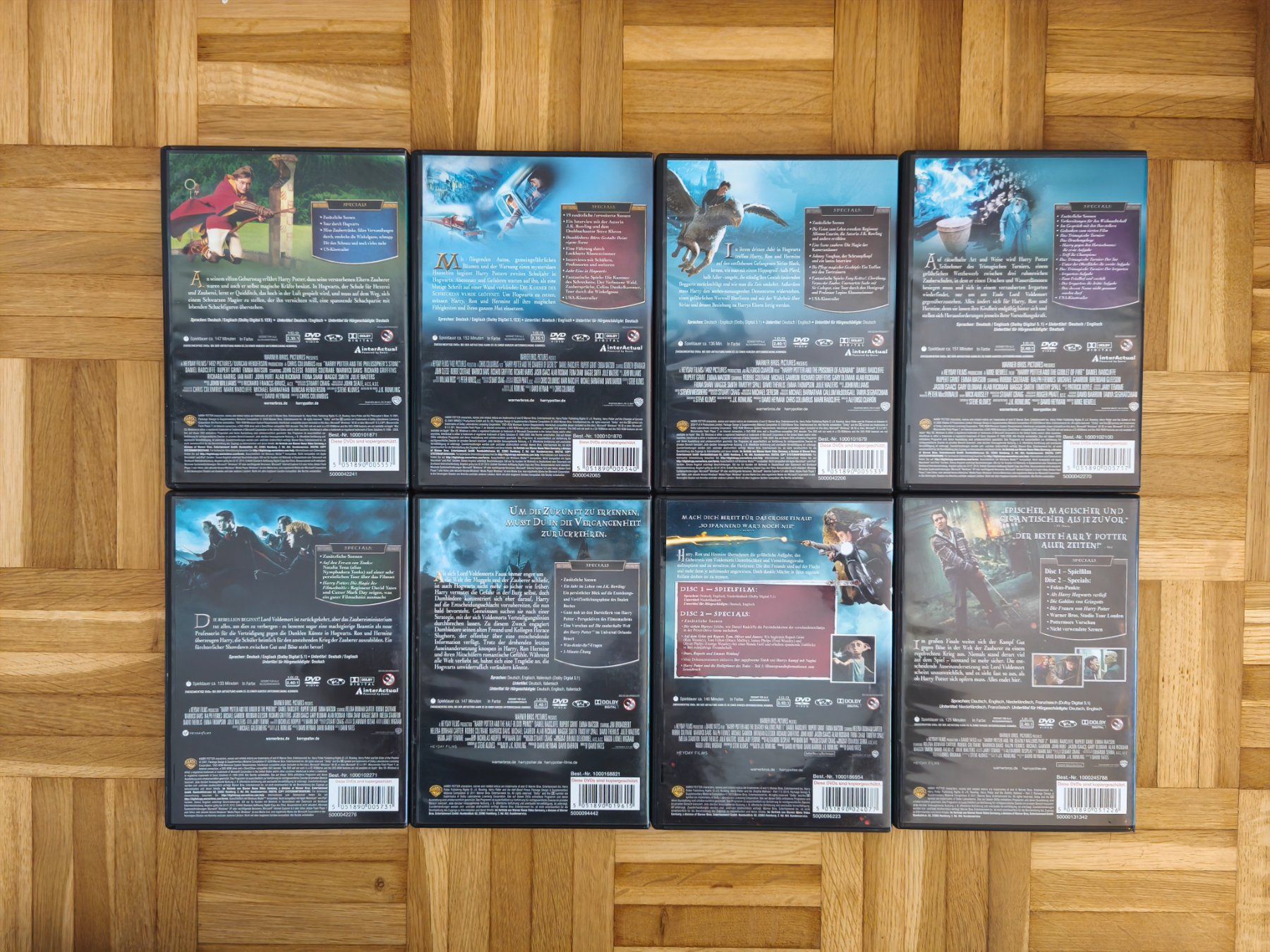 Harry Potter – 16-Disc Collection (alle Filme + Extras) (Gebraucht) in ...