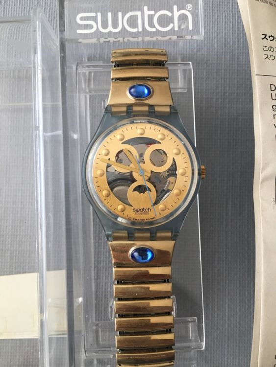 Swatch Uhr Gold Smile Neu in OVP (Neu (gemäss Beschreibung)) in Stein ...