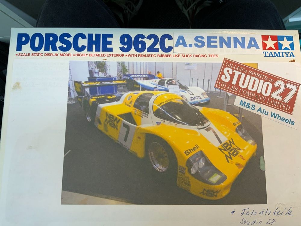 Tamiya Porsche 962 Studio 27 Decal Senna (Neu und originalverpackt) in ...