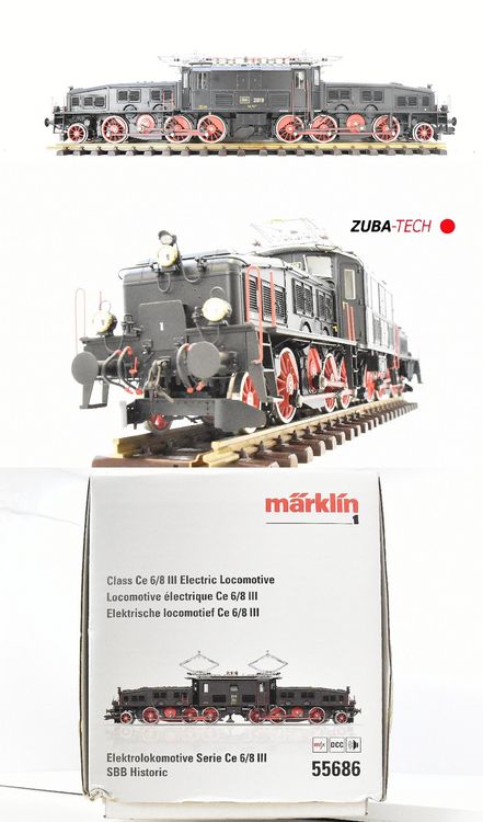 Märklin 55686 E-Lok Ce 6/8 III Krokodil Spur 1 Digital OVP (Gebraucht ...