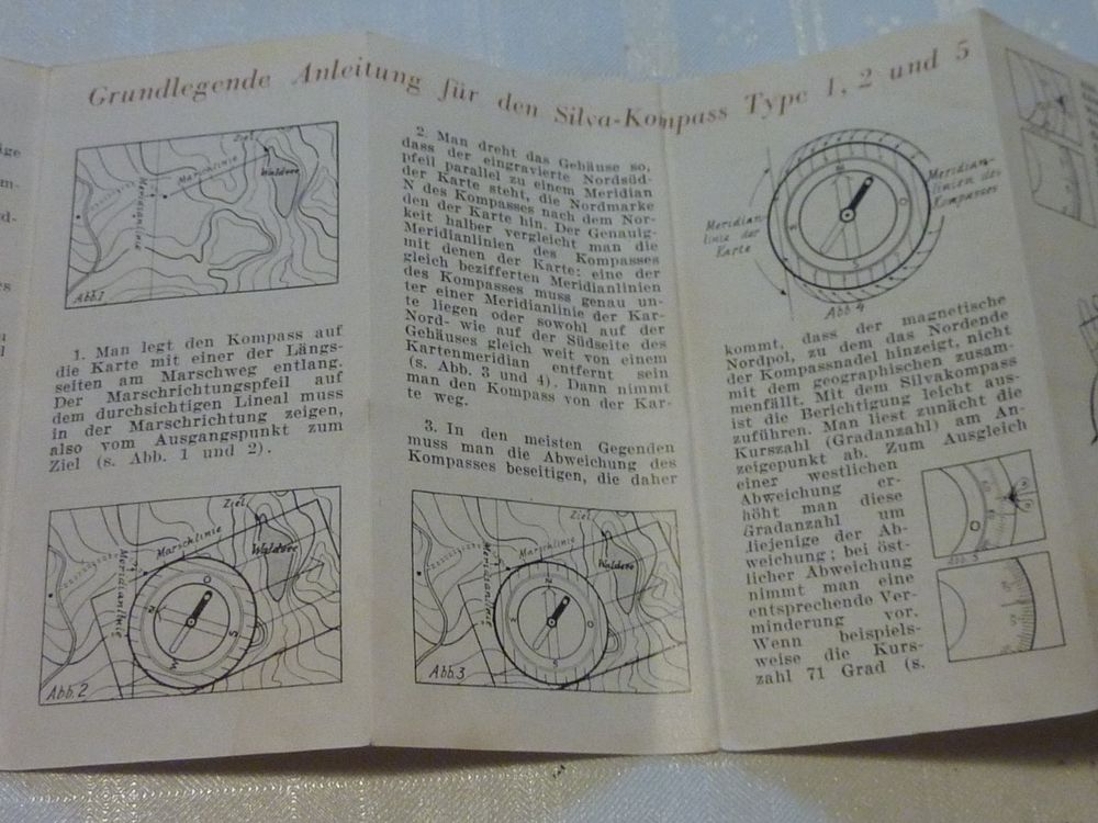 Vintage Kompass Silva Typ.5 mit Induk.Dämpfung Schweden 1960 (Gebraucht ...