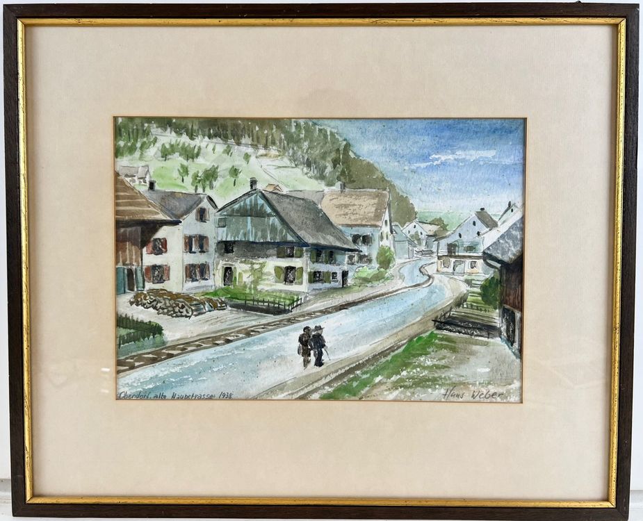 Aquarell Hans Weber | Kaufen auf Ricardo