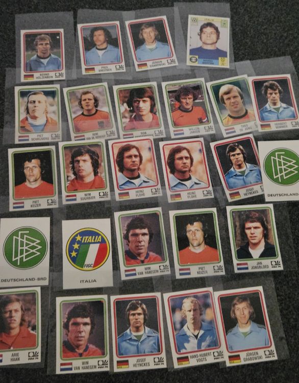 121 Panini Story Sticker WM 1970 1974 1978 1982 1986 1990 (Gebraucht ...