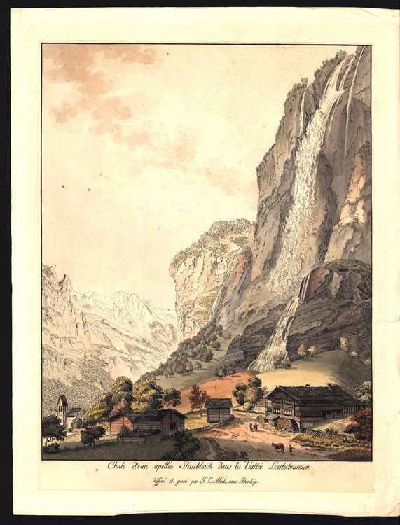 Lauterbrunnen Umrisstich von Aberli (Gebraucht) in Rafz für CHF 125 ...