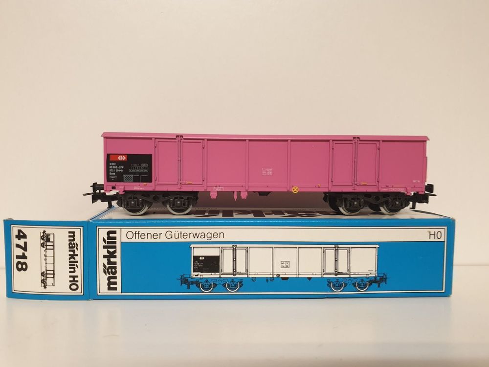 Märklin Eaos pink Güterwagen 4718 | Acheter sur Ricardo
