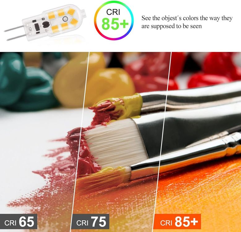 10er Set 2W G4 LED Lampen Birnen erstezt Warmweiß 3000K 12V | Kaufen ...