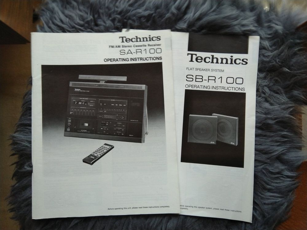 TECHNICS SA-R100 +SB R-100 Bedienungsanleitungen | Kaufen auf Ricardo