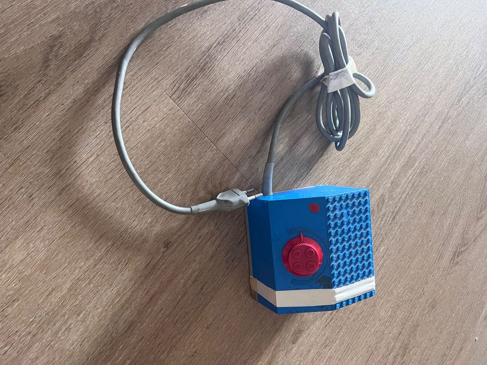 1 x Lego brick blue Electric, Train 12V Transformer for 220V (Gebraucht ...