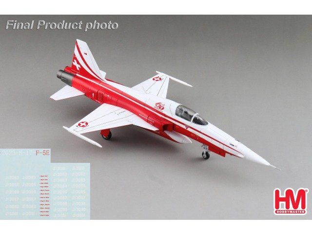F-5E Tiger II Patrouille Suisse "60 Jahre" Metallmodell 1/72 (Neu und originalverpackt) in ...