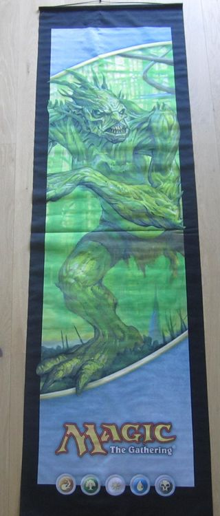 Magic the Gathering, Fahne Wandbehang 60 x 201 mit Stäben | Kaufen auf Ricardo