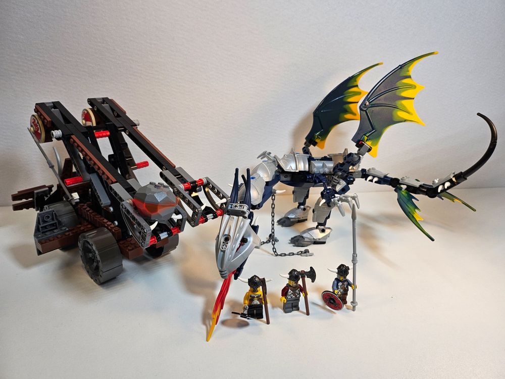 Lego Vikings, doppelter Catapult-gepanzerten Drache, 7021 (Gebraucht ...