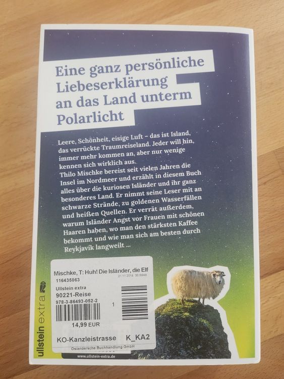 Buch Huh!Die Isländer, die Elfen und ich (Gebraucht) in kreuzlingen für ...