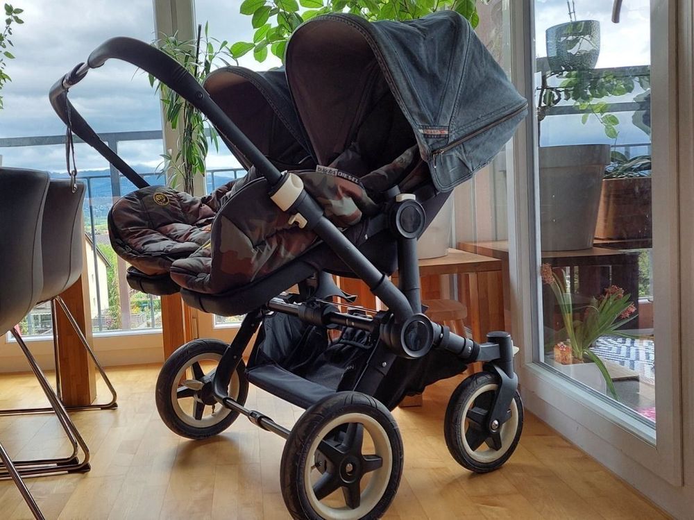 Bugaboo D. Twin Diesel mit viel Zubehör | Kaufen auf Ricardo