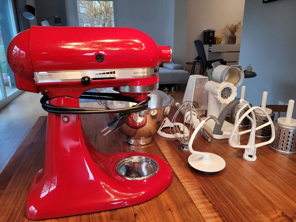 KitchenAid Artisan 5KSM150 mit Zubehör (Gebraucht) in Rombach für CHF ...