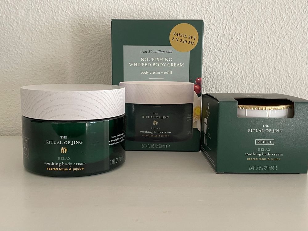 Rituals The Ritual of Jing Relax 2tlg 2x 220ml Bodycream NEU (Neu und ...