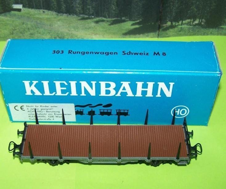 Kleinbahn HO 303: SBB Rungenwagen M8, ideal für KNIE-Zug (Neu und originalverpackt) in ...