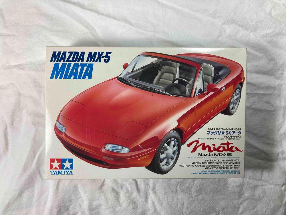 Mazda MX-5 Miata Tamiya - Modellbausatz 1:24 Vintage | Kaufen auf Ricardo