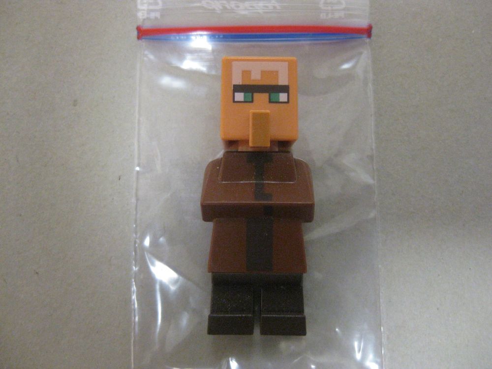LEGO Minecraft Figur Villager Dark Tan Pouch Jg2020 (Gebraucht) in ...