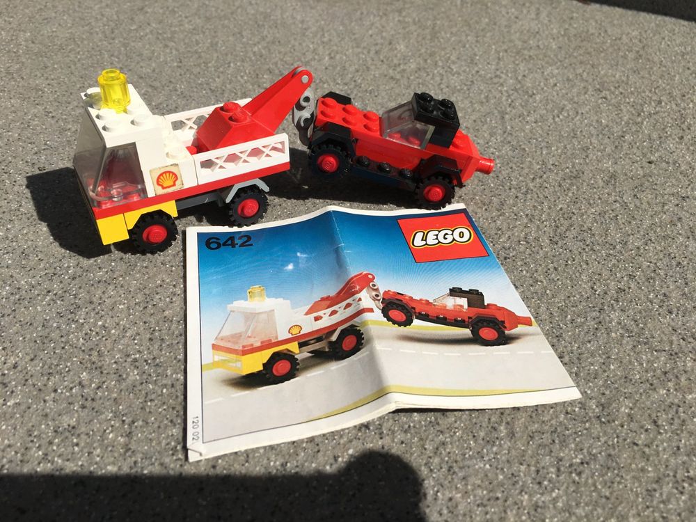 LEGO City # 642 SHELL Abschleppwagen mit Flitzer 1978 (Neu (gemäss ...
