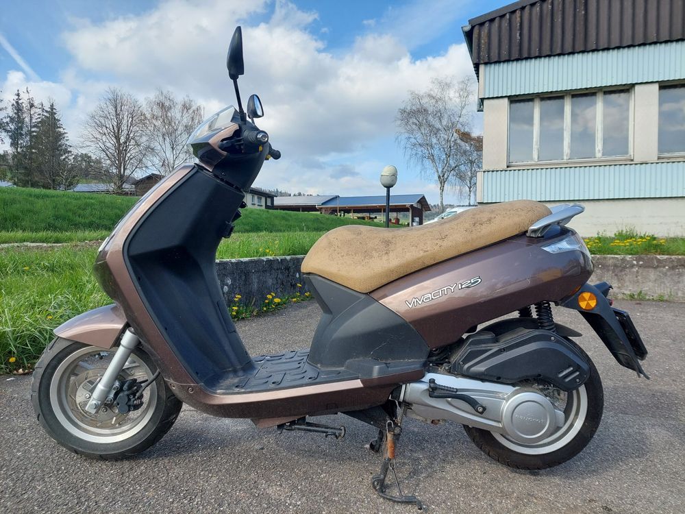 Peuegeot Vivacity 125 ccm Roller Scooter Auspuff Teile (Defekt) in ...