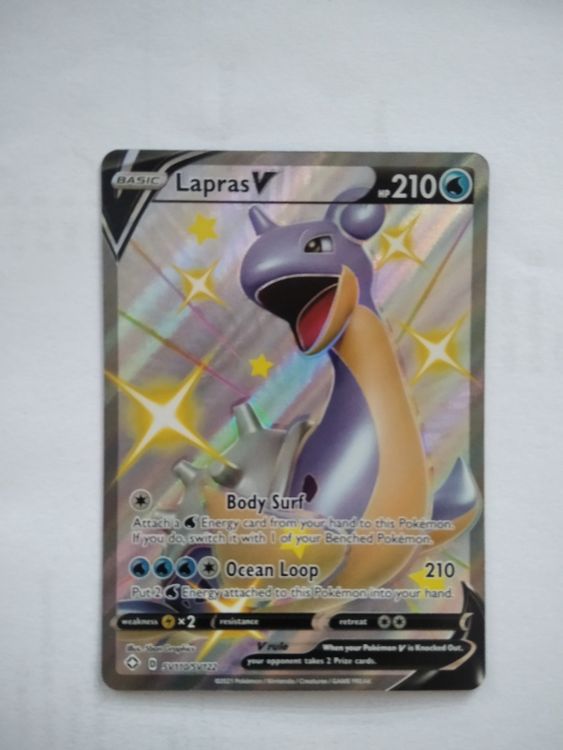 Lapras V Shiny (SV110/SV122) EN (Neu (gemäss Beschreibung)) in Wangen ...